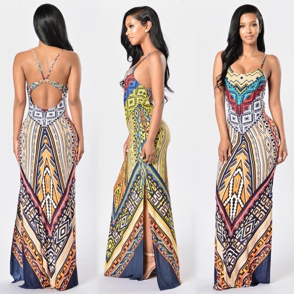 Fashion Nova | Dresses | Aztec Print Dress | Poshmark